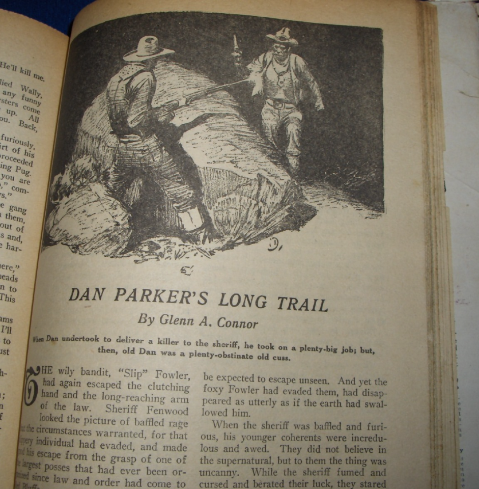 2 ACE-HIGH pulp magazines 4/1927 Cowboy Adventure Action Sports Western ...