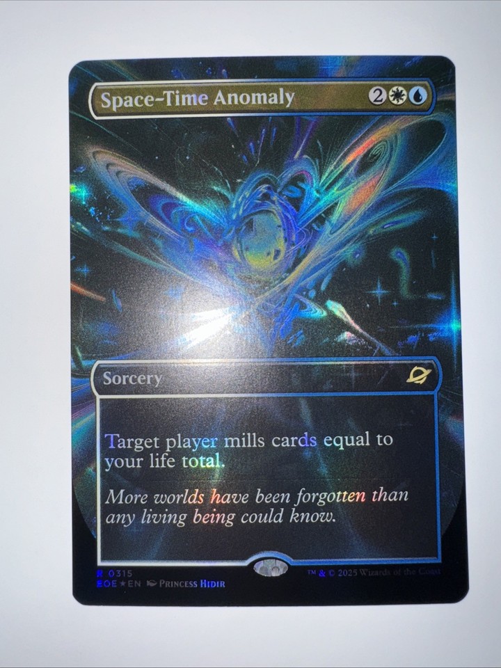 Space-Time Anomaly #0315 EOE (Borderless) (FOIL) - MTG Edge of Eternities Mtg | eBay
