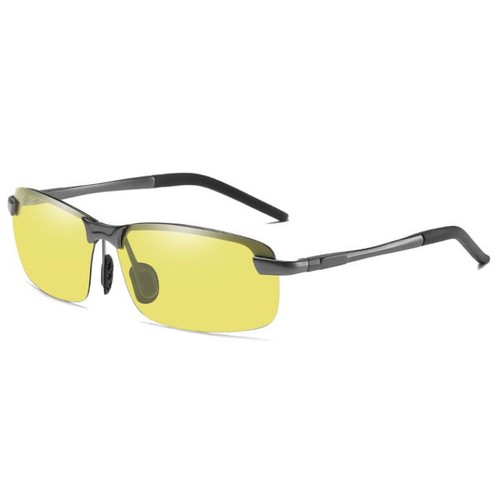 Metal Night Vision Photochromic Polarized Sunglasses For Men Driving ...