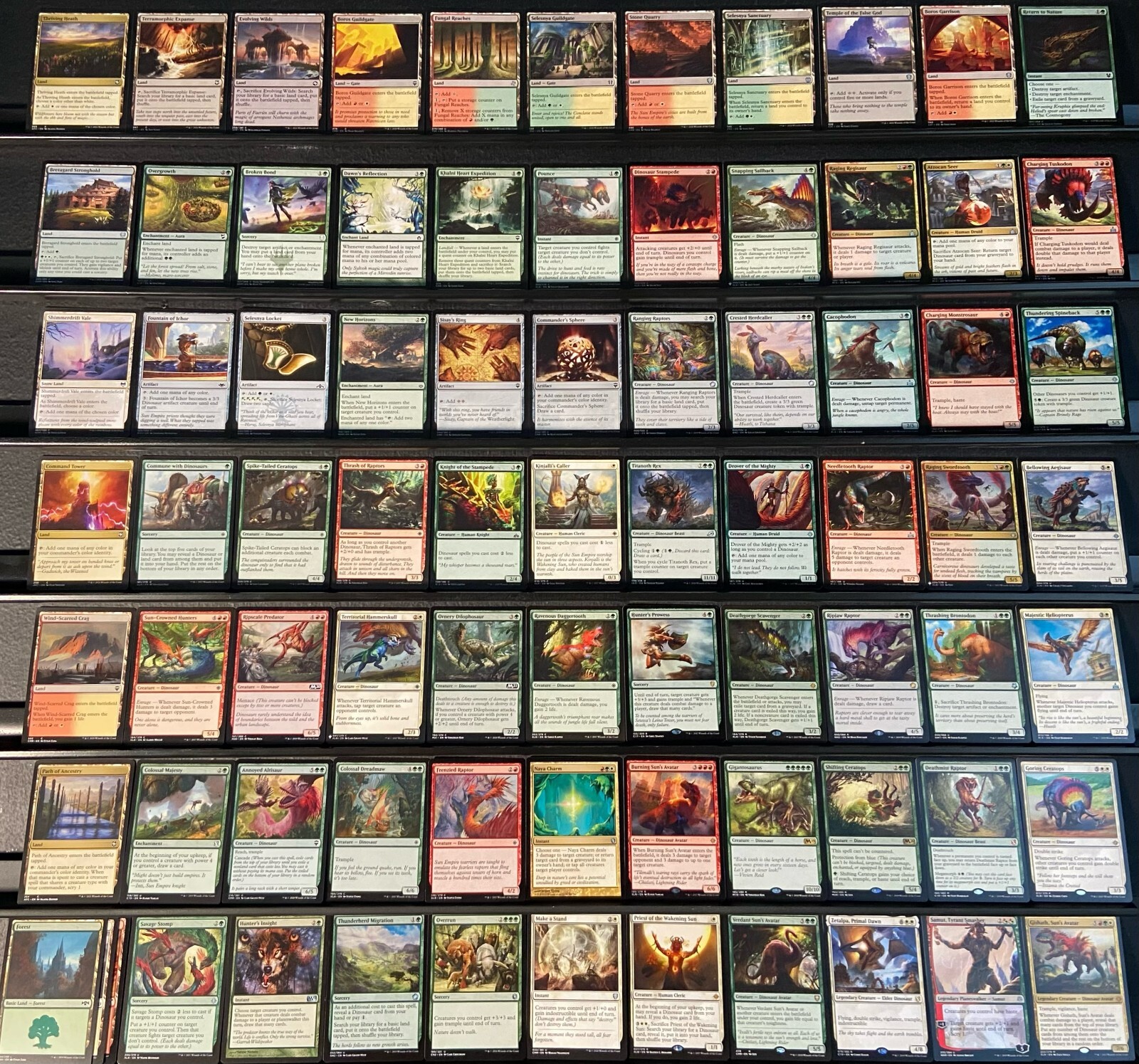 Buy Custom Commander Deck*** Gishath, Sun's Avatar - Dinosaurs - EDH ...