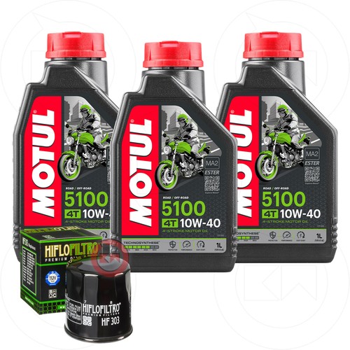 Service Kit 3L Motul 10W40 4T Oil Filter Polaris Ranger EFI/LE 500 2006 ...