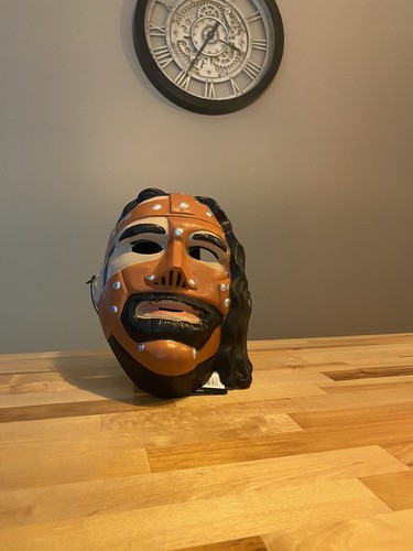 Mankind Mick Foley Official WWF Licensed Mask Halloween Tiny Cracks Or ...