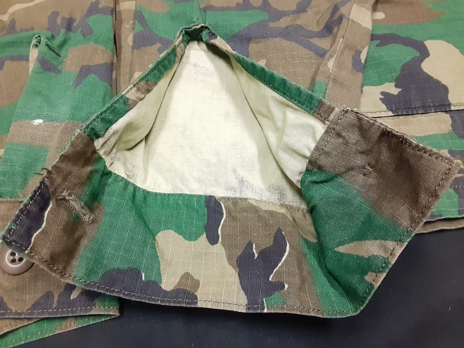 VTG 70s 80s US Army Military ? RDF ERDL Camo Camoufla… - Gem