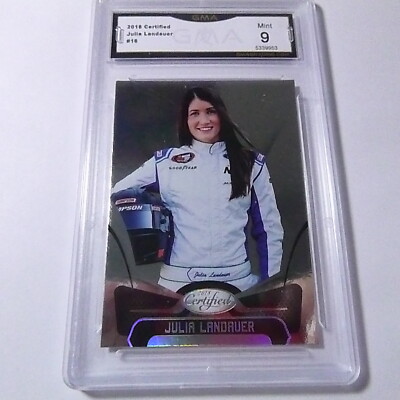JULIA LANDAUER 2018 CERTIFIED # 16 RACING GRADED 9 L@@@K | eBay