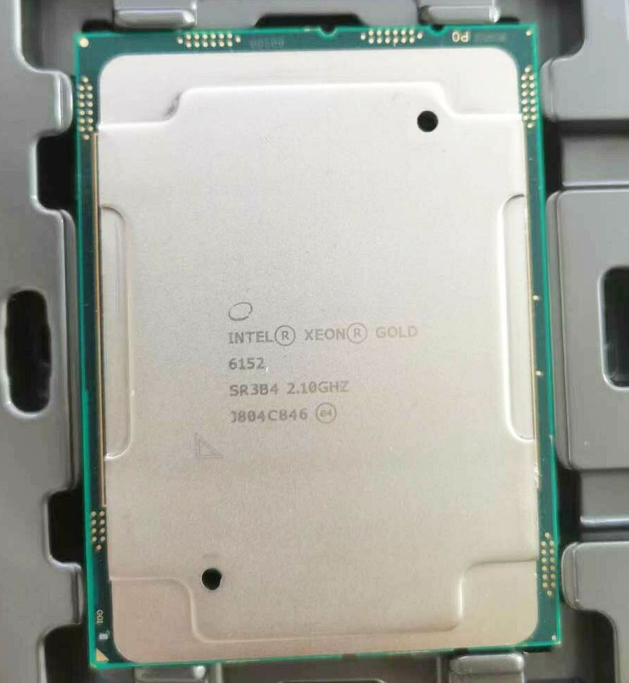Intel Xeon Gold 6152 2.10ghz 22 core 30.25mb 140w lga-3647 server CPU ...