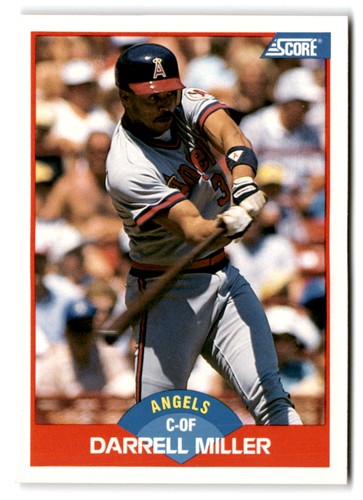 1989 Score #499 Darrell Miller EX/NM Angels ID:66819 | eBay