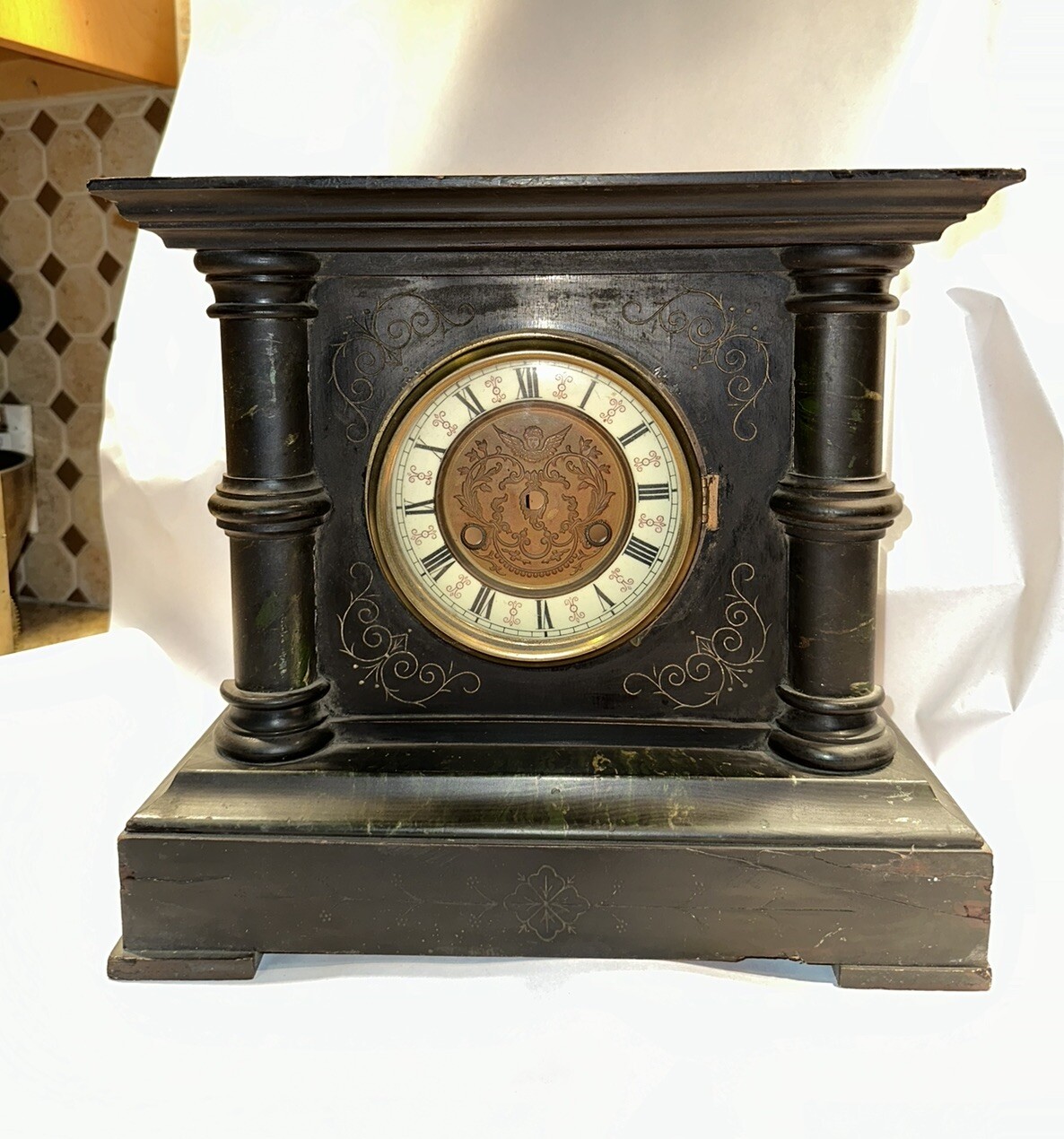 Antique German Mantel Clock Case | eBay