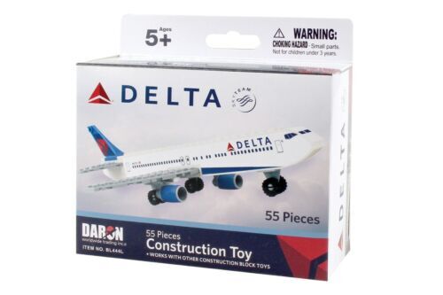 Daron Delta Airlines Plane 55 Piece Construction Toy 54440 | eBay