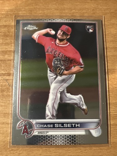 2022 Topps Chrome Update #USC127 Chase Silseth Los Angeles Angels ...