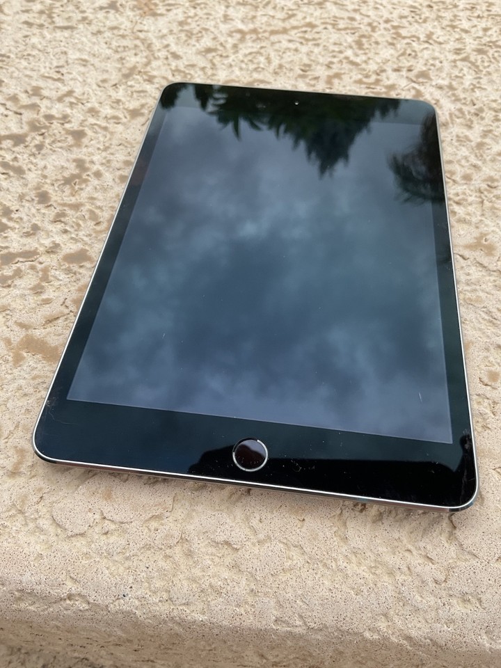 Apple iPad Mini 4th Gen 128GB WiFi A1538 - Space Gray | eBay