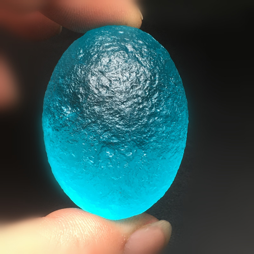 Natural Blue Meteorite Original Stone Pendant Healing Spirituality 1pcs ...