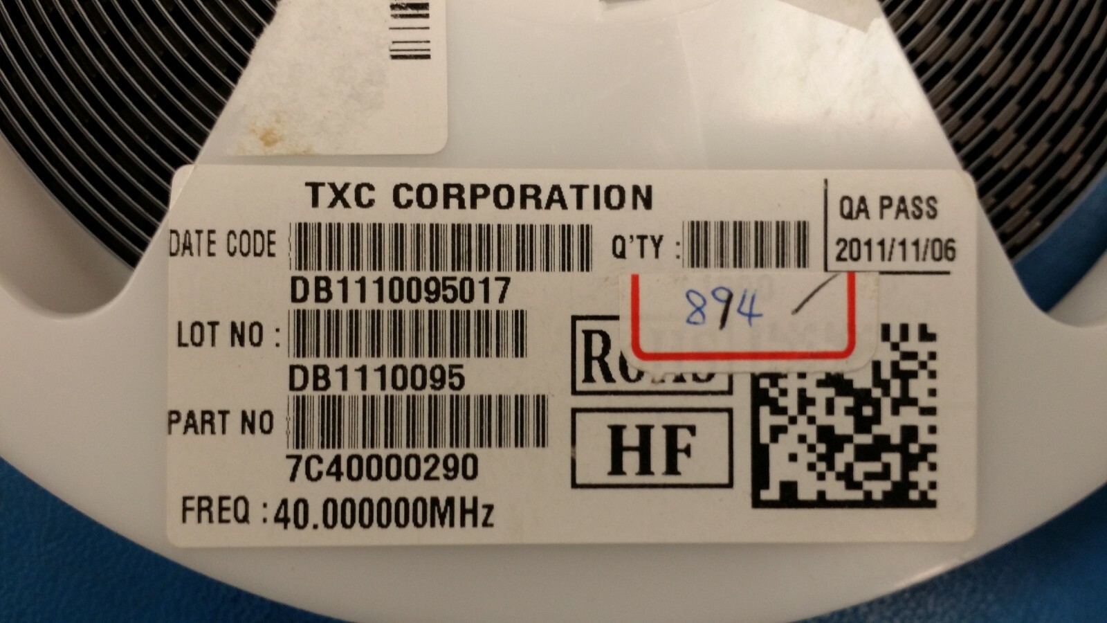 (10 PCS) 7C40000290 TXC Clock Oscillators 40MHz 1.8V -30C +85C SMD 2011 ...