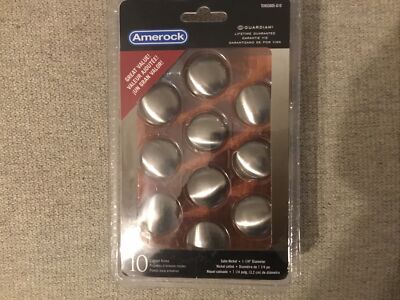 10pk Amerock Satin Nickel 1-1/4” Diameter 53005-G10 Cabinet Knobs ...
