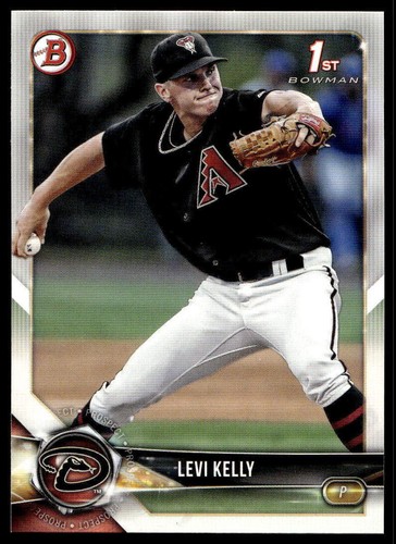 2018 Bowman Draft BD-102 Levi Kelly Arizona Diamondbacks Baseball Card ...