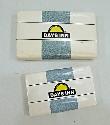 Two Vintage Days Inn Travel Jergens Mild Facial and Deodorant Soap Bars ...