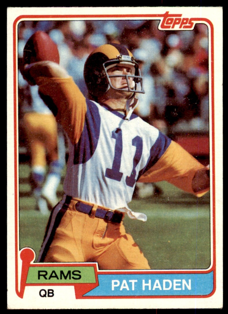 1981 Topps Pat Haden . Los Angeles Rams #445 | eBay