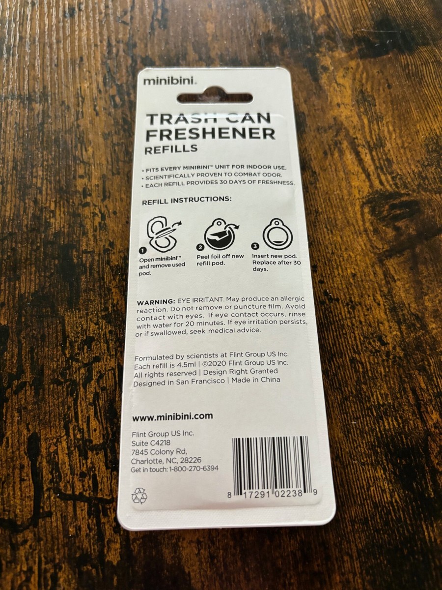 Minibini Trash Can Freshener Shurex Trash Can Deodorizer Kit Stick On