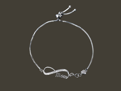 MOM Chain Bracelet, Simple Elegant Gift for Mother's Day | eBay