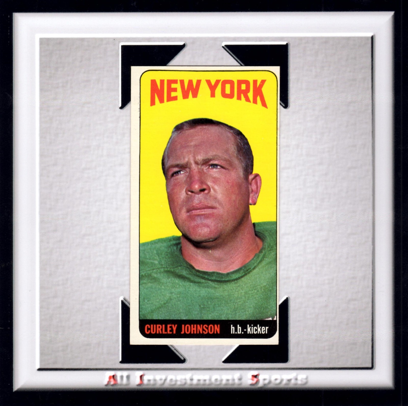 1965 Topps CURLEY JOHNSON #119 SP NM-MT *virtually pack-fresh for your ...