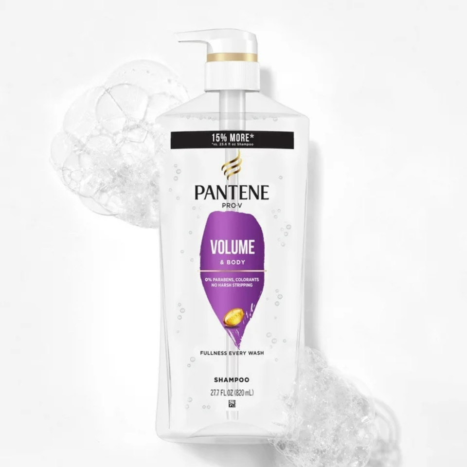Pantene Pro-V Volume and Body Shampoo for All Hair Types, 27.7 oz ...