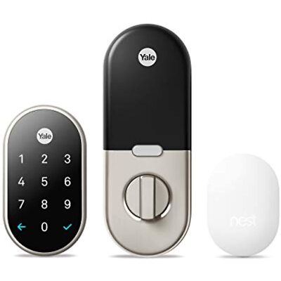 Google Nest x Yale Lock - Tamper-Proof Smart Lock for Keyless Entry ...
