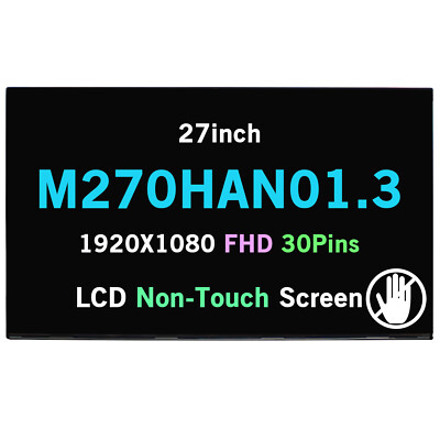 LCD HP 27-D 27-D0250M 27in Borderless LCD Screen All-in-One Non-Touch ...