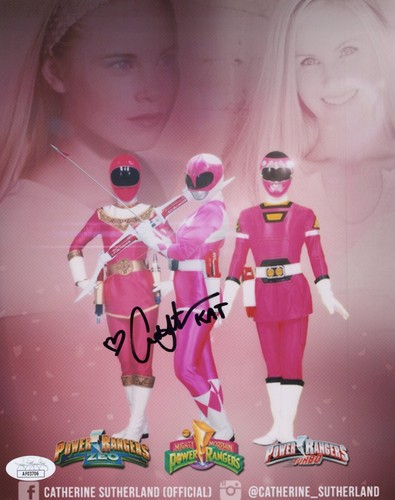 CATHERINE SUTHERLAND Signed POWER RANGERS 8x10 Photo AUTHENTIC ...