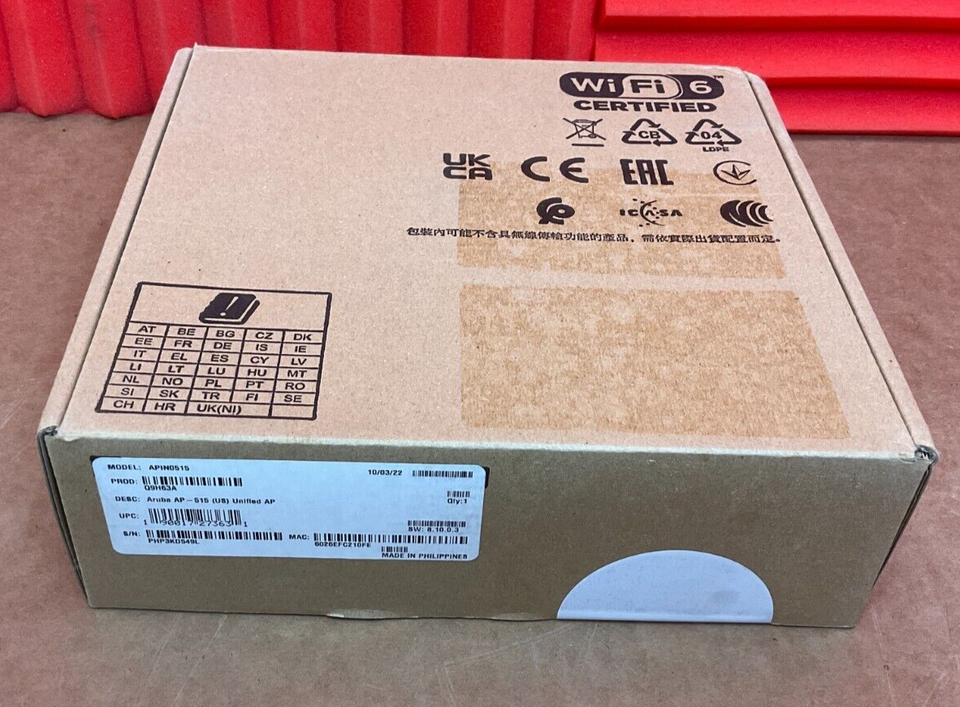 HPE Aruba Networks IAP-515 Access Point Q9H63A ️️ ️️ NEW!! SEALED ...