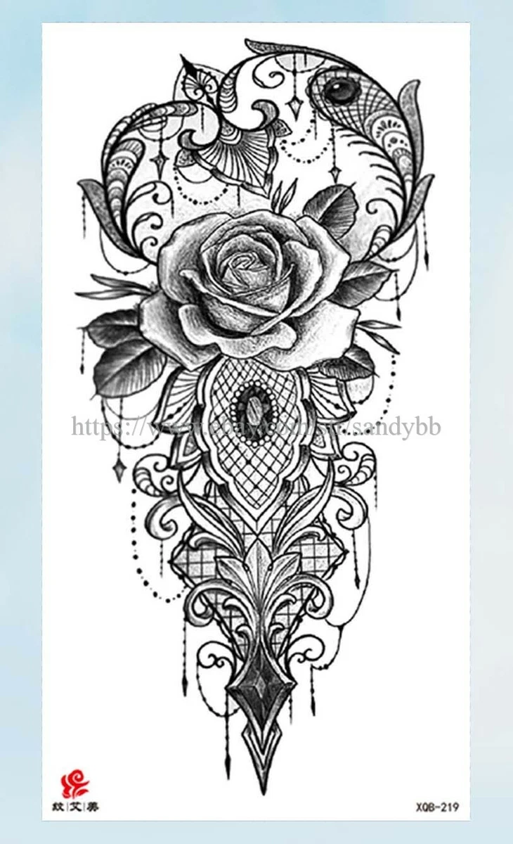 Lace Tattoos On Back