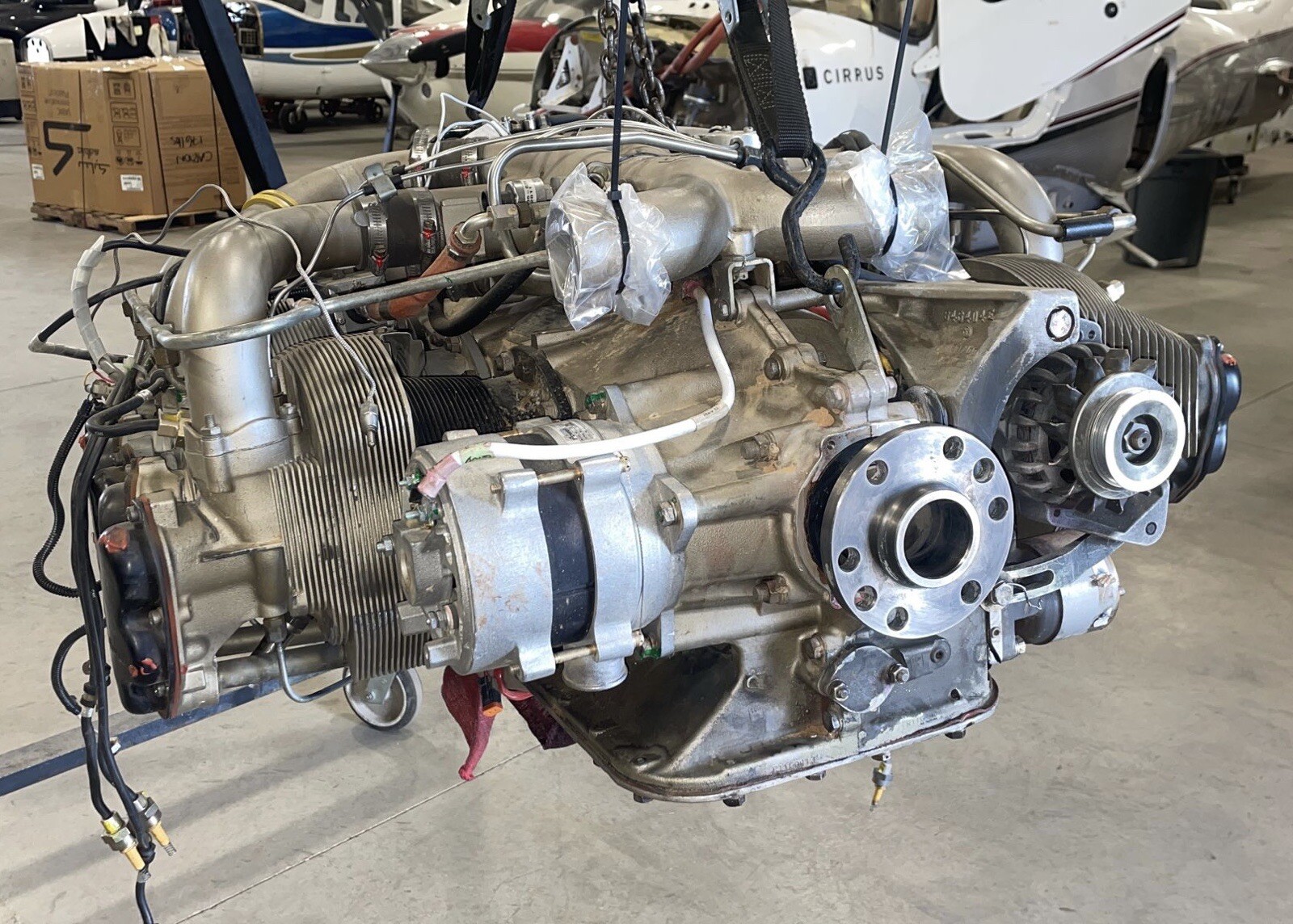 Continental TSIO-550-K1B 1927 TTSN Engine W/Accessories Seen Cirrus ...