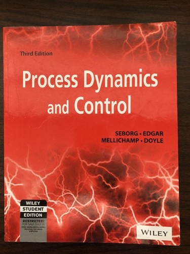 Process Dynamics and Control By Seborg, Edgar, Mellichamp and Doyle | eBay