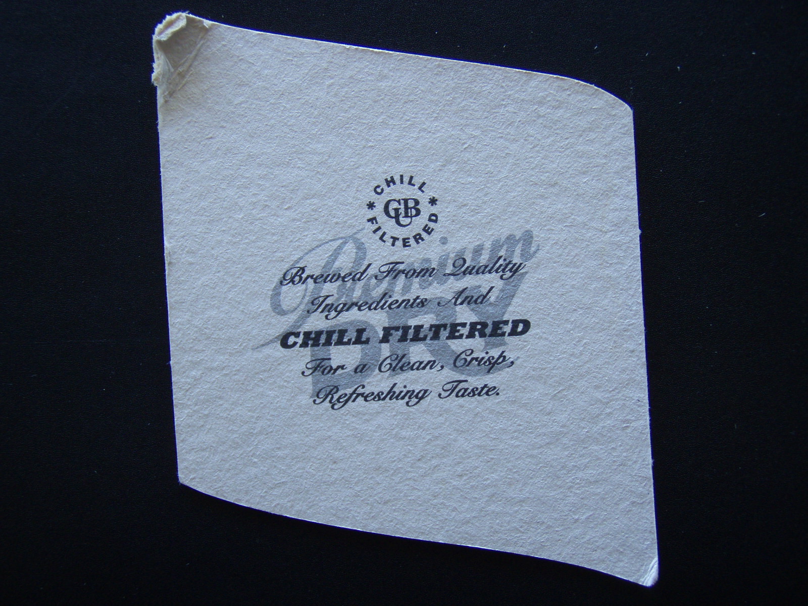 CARLTON & UNITED CUB PREMIUM DRY CHILL FILTERED COASTER | eBay