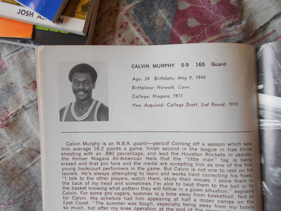 1972-73 HOUSTON ROCKETS MEDIA GUIDE Yearbook 1973 PRESS BOOK NBA ...