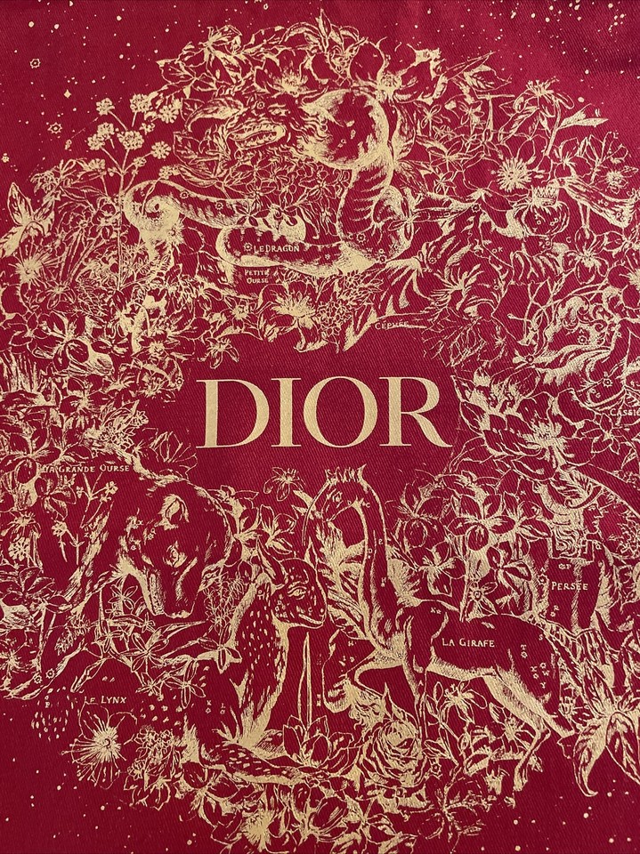 Christian Dior Constellations Red 2023 Chinese Lunar New Year drawstring Bag | eBay