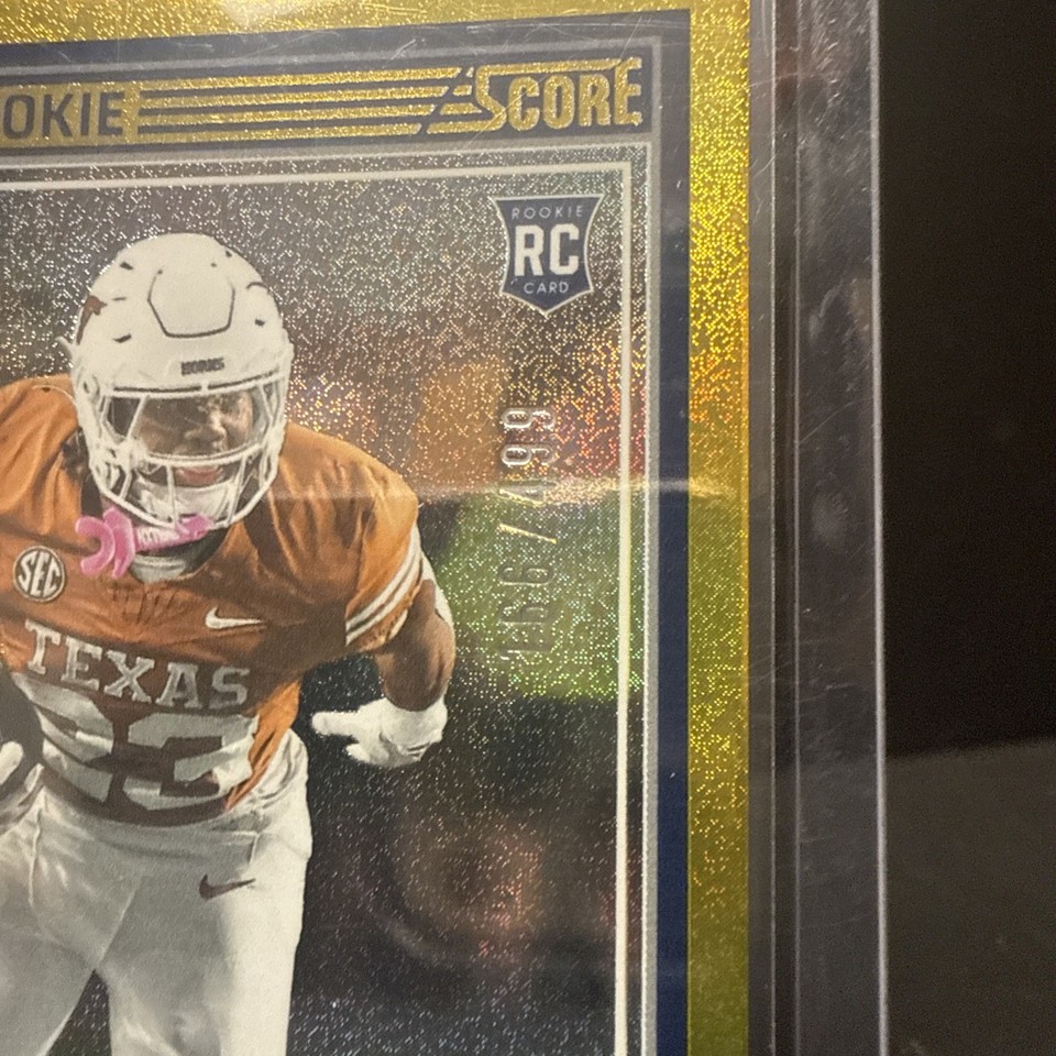 2025 Panini Score Jaydon Blue Rookie RC Gold Dots #166/499 Cowboys L194 ...