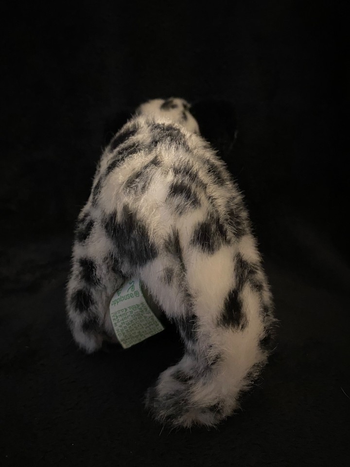 SNOW LEOPARD Wildcat Plush 9" WWF Applause 1988 Vintage Stuffed Animal ...