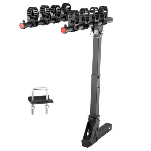 4 Bike Rack Hitch Mount Folding Swing Down Bicycle Carrier Car Truck ...