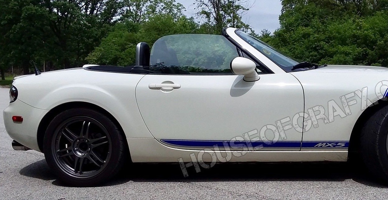 Door Stripe Stripes fit Mazda Miata MX-5 NC ND Decal Decals Graphic | eBay