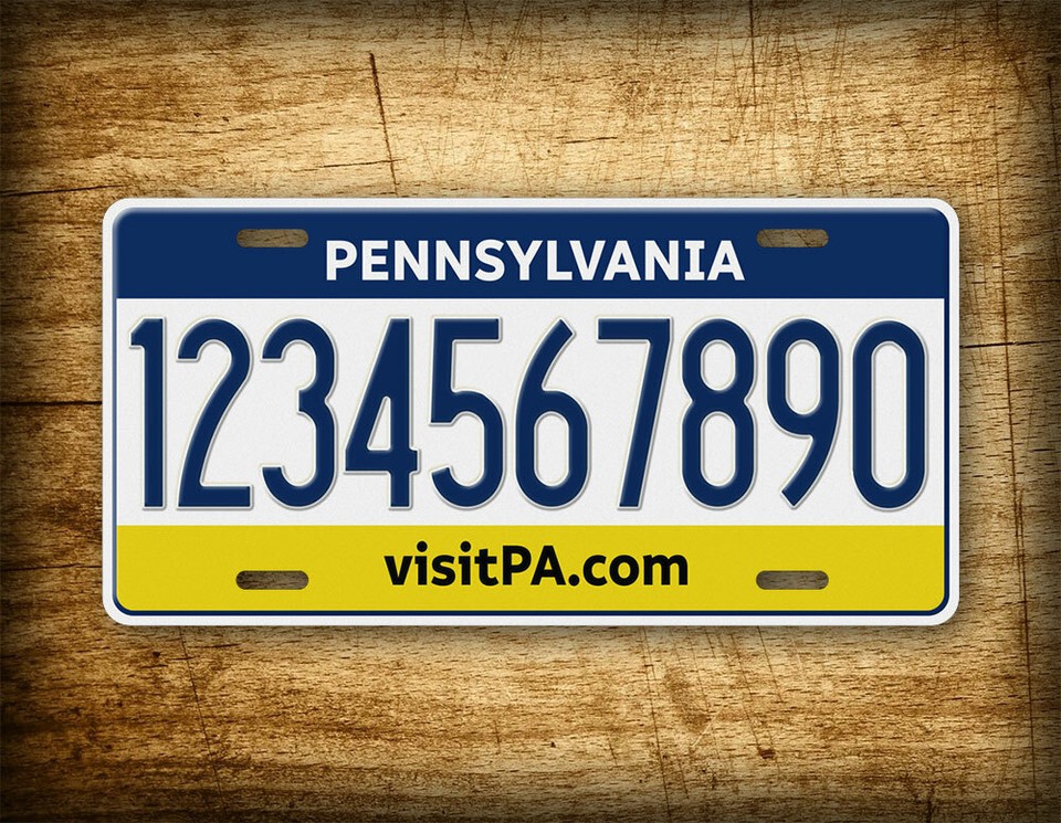 Personalized Pennsylvania License Plate "ANY TEXT" Custom PA Novelty ...