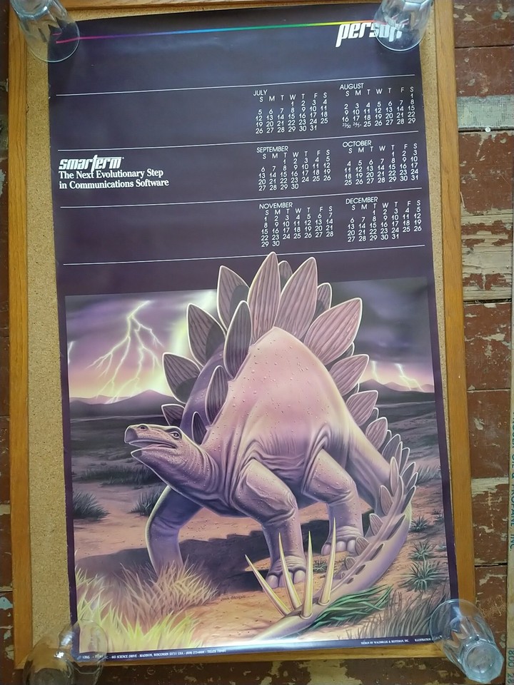 ITHistory (1986) POSTERS PERSOFT (2) SMARTERM "Can't Ignore Evolution ...