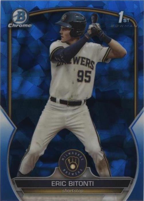 2023 Bowman Chrome Draft Sapphire Edition - Eric Bitonti #BDC-134 (RC ...