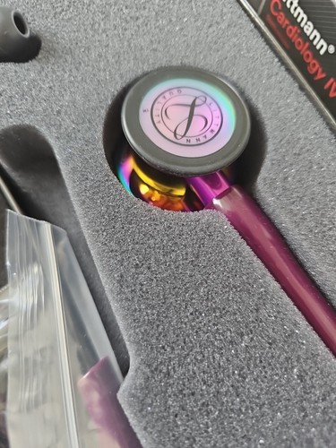 3M Littmann Cardiology IV Stethoscope 6239 Plum Tube Violet Stem ...