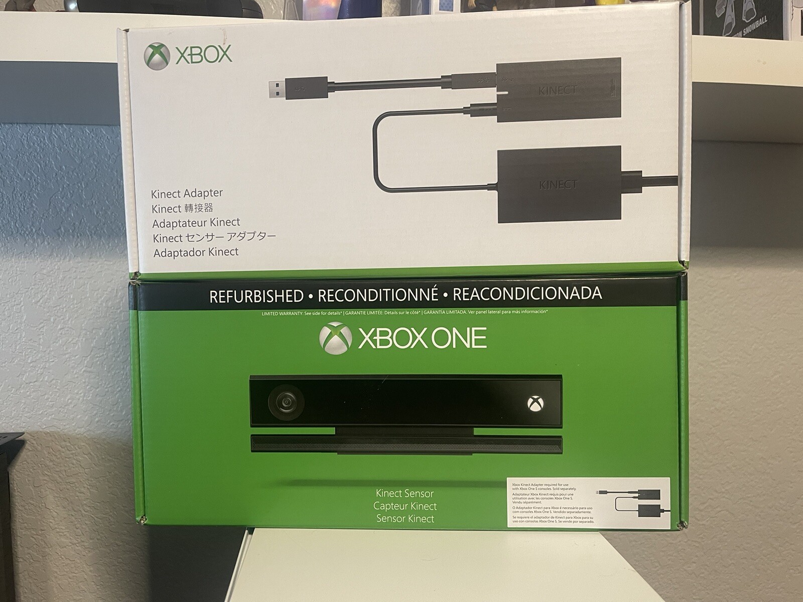 Microsoft Xbox One Kinect Sensor + Xbox One S Adapter Bundle ...