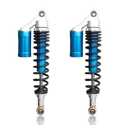 BLUE SHOCKS SUSPENSION FOR YAMAHA HONDA SUZUKI MOTORCYCLE ATV GO KART ...