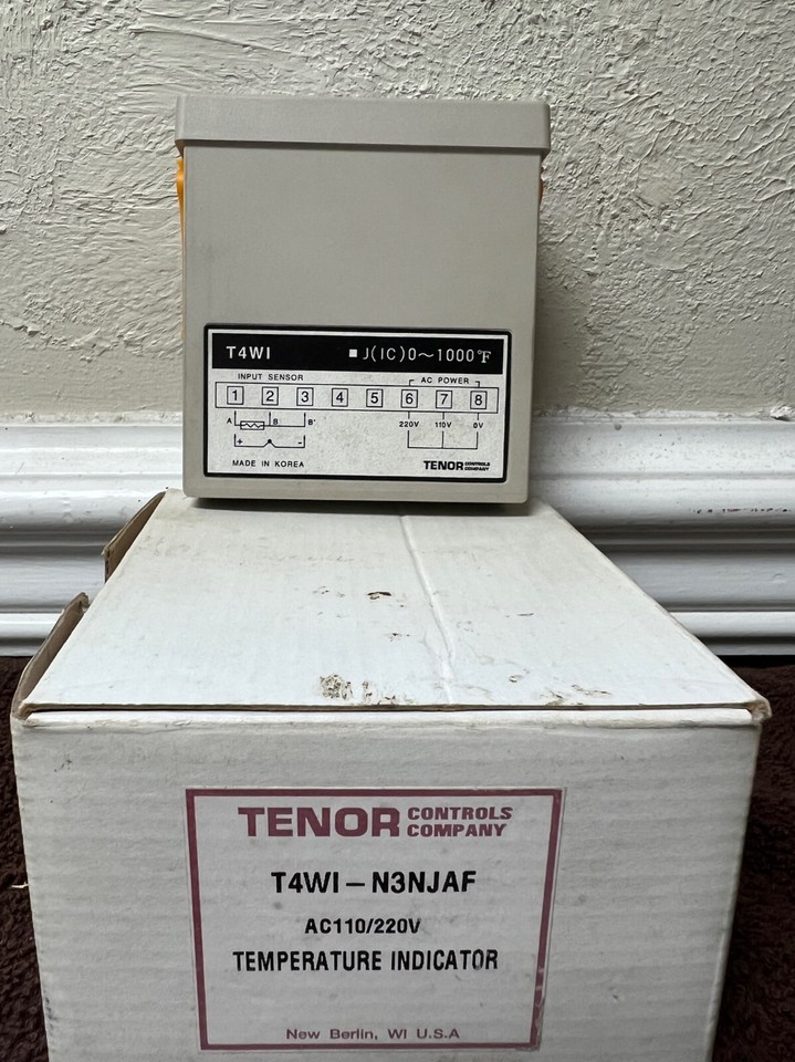 AUTONICS T4WI-N3NJAF TEMPERATURE INDICATOR TENOR CONTROLS | eBay