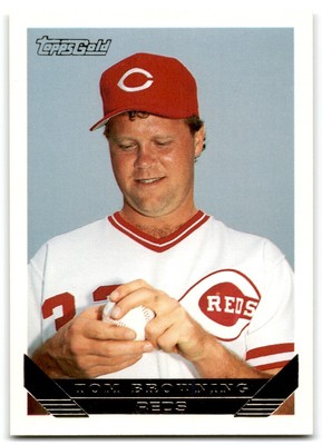 1993 Topps Gold Tom Browning Cincinnati Reds #733 | eBay