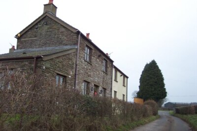 Photo 6x4 Cottages near Goytre Farm Ty-fry/ST4397 c2006 | eBay UK