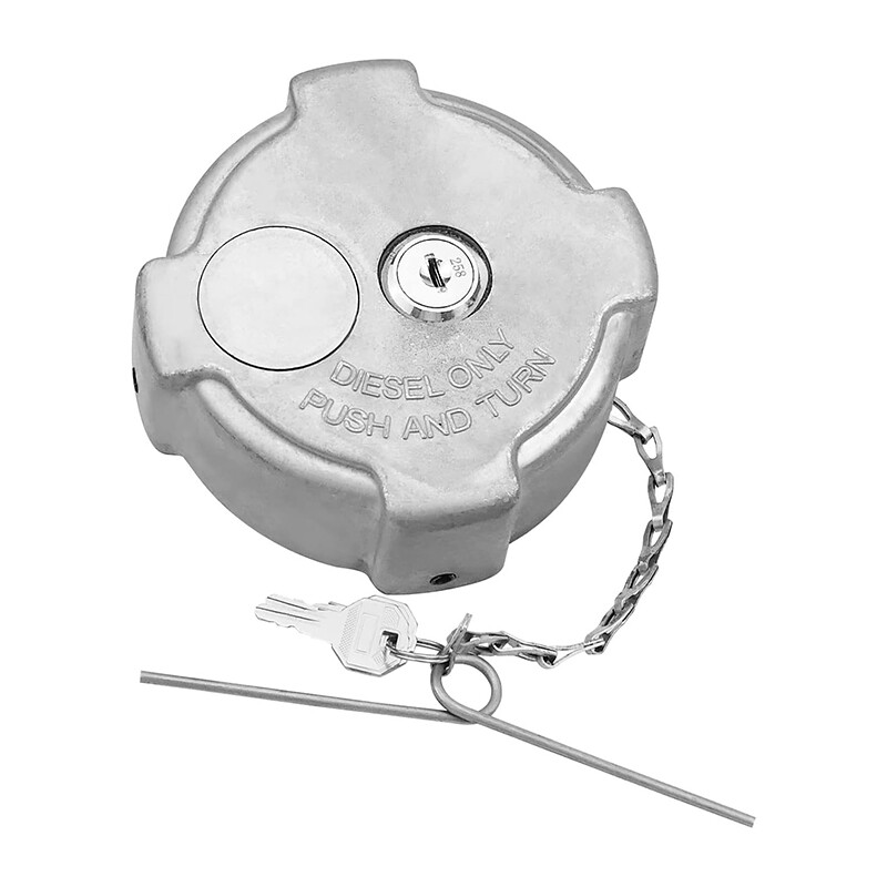 Aluminum Locking Diesel Fuel Cap Fit For Freightliner 572.1018 03-37017 ...
