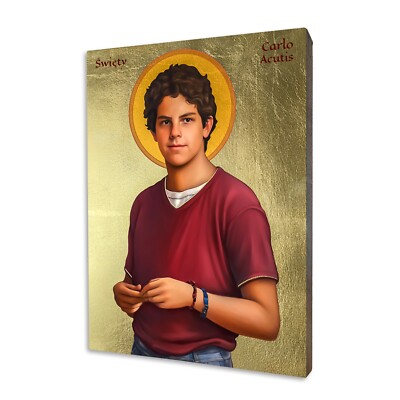 Saint Carlo Acutis Icon | eBay