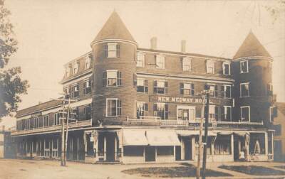 MEDWAY, MA ~ THE NEW MEDWAY HOTEL & STORE, REAL PHOTO PC ~ c 1903-06 | eBay